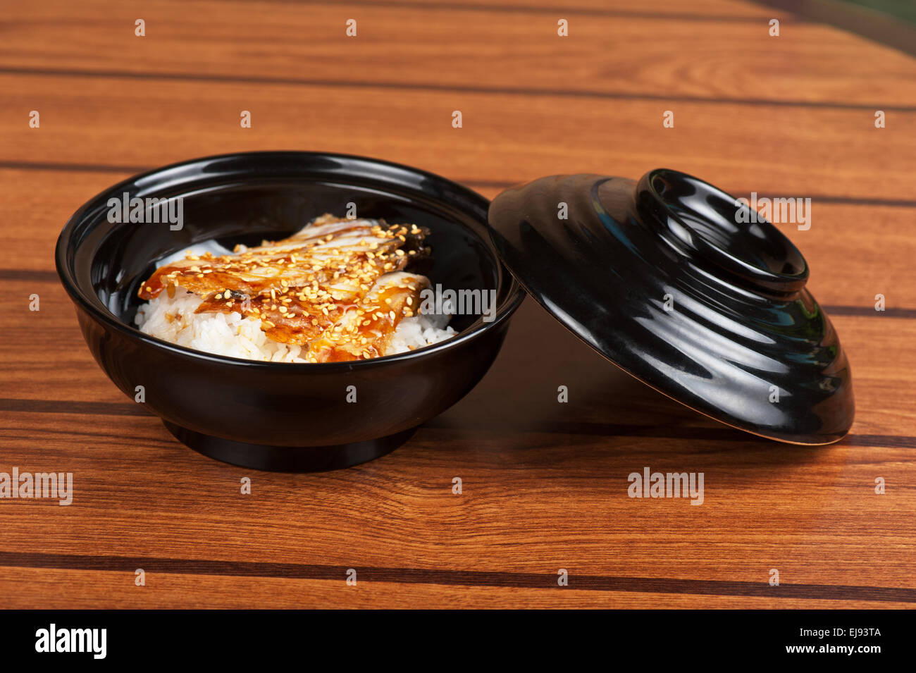 eel with rice Stock Photo - Alamy