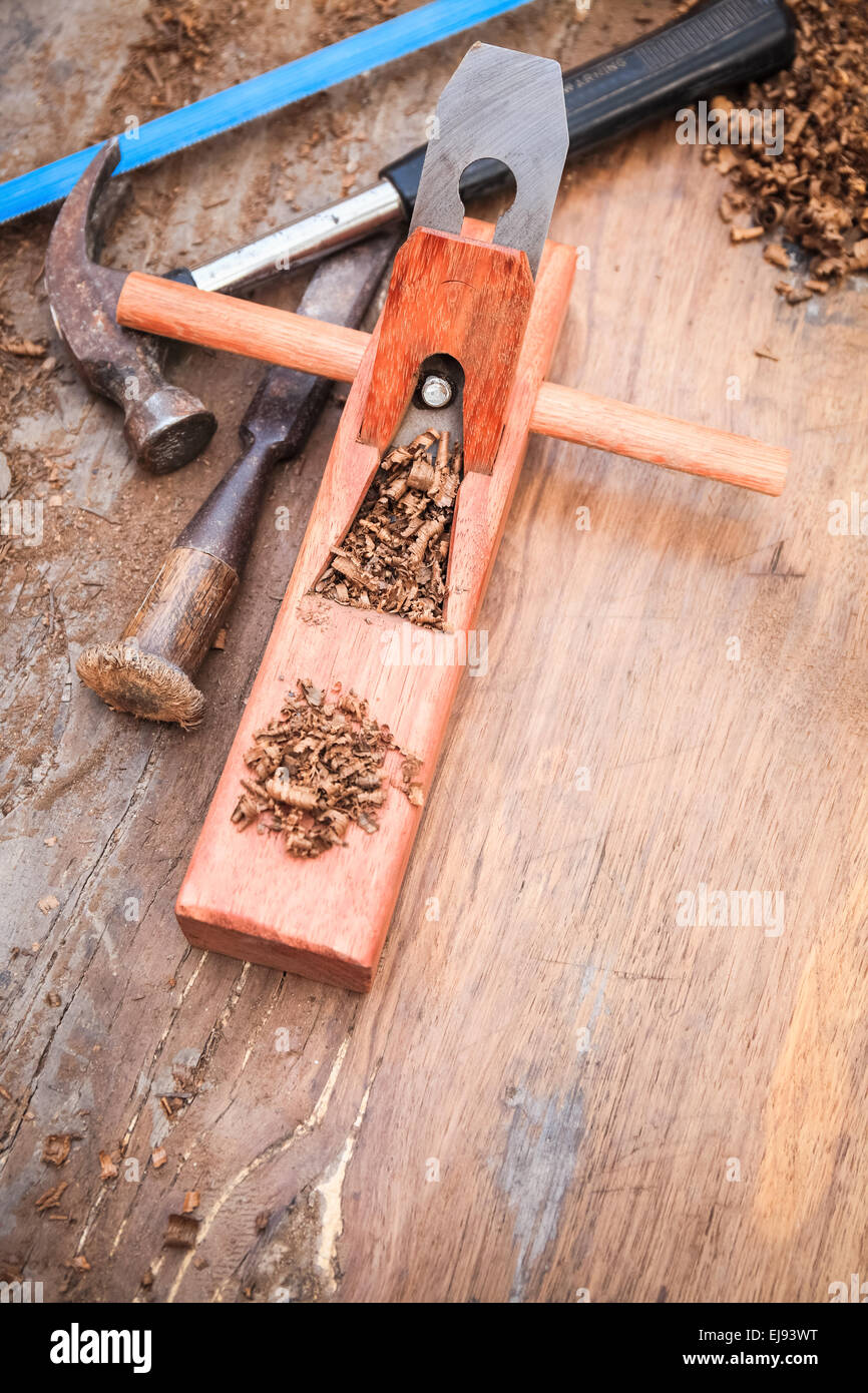 woodworking tools background Stock Photo - Alamy
