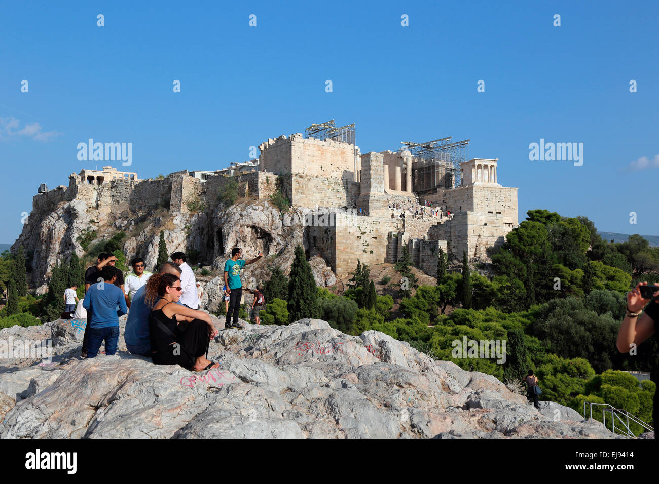 Greece acropolis view hi-res stock photography and images - Alamy