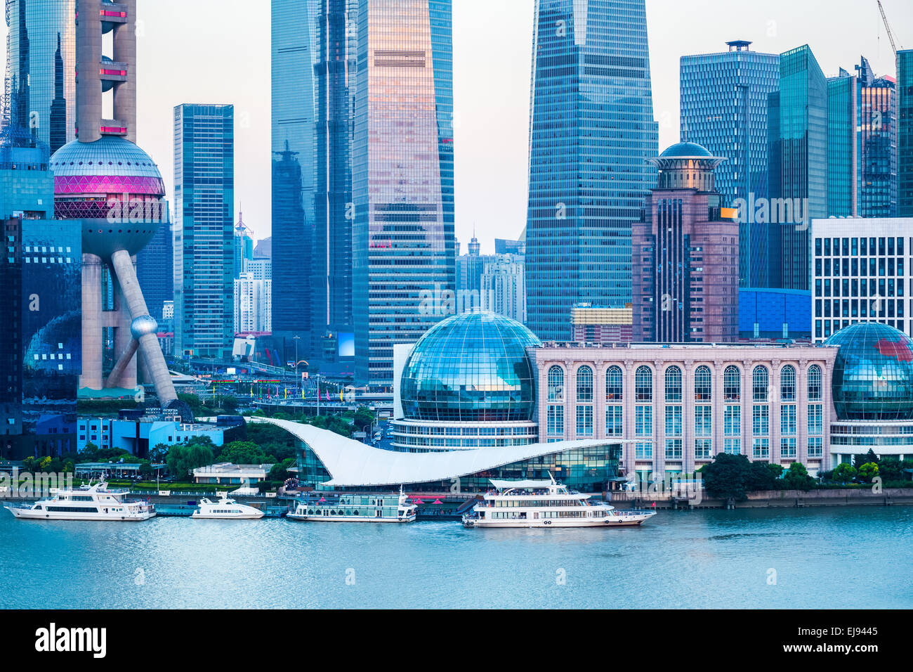 modern city closeup in shanghai Stock Photo - Alamy