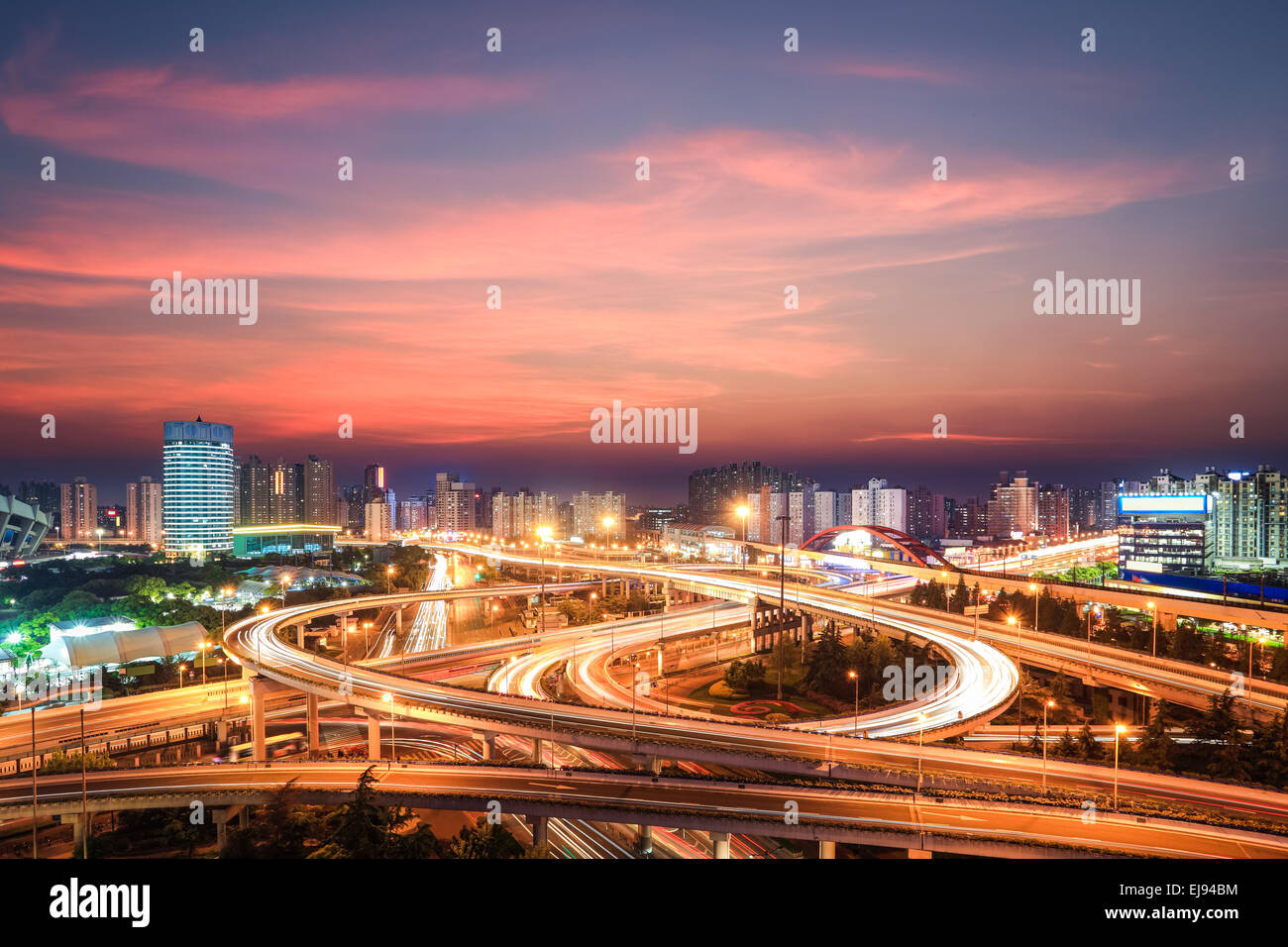 Modern interchange hi-res stock photography and images - Alamy