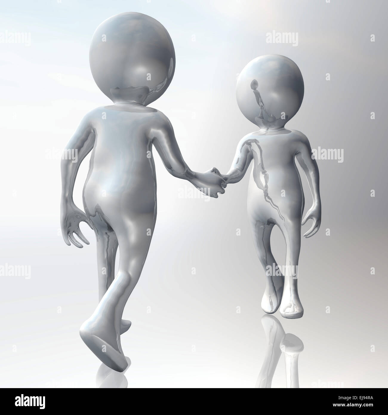 Agreement strichmännchen hi-res stock photography and images - Alamy