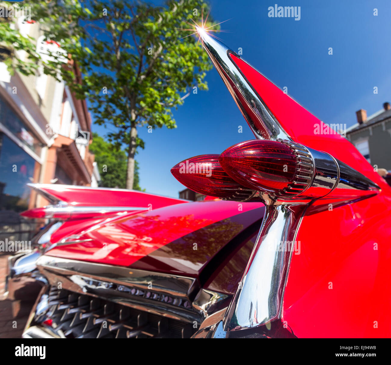 Ford Thunderbird tail lights Stock Photo - Alamy
