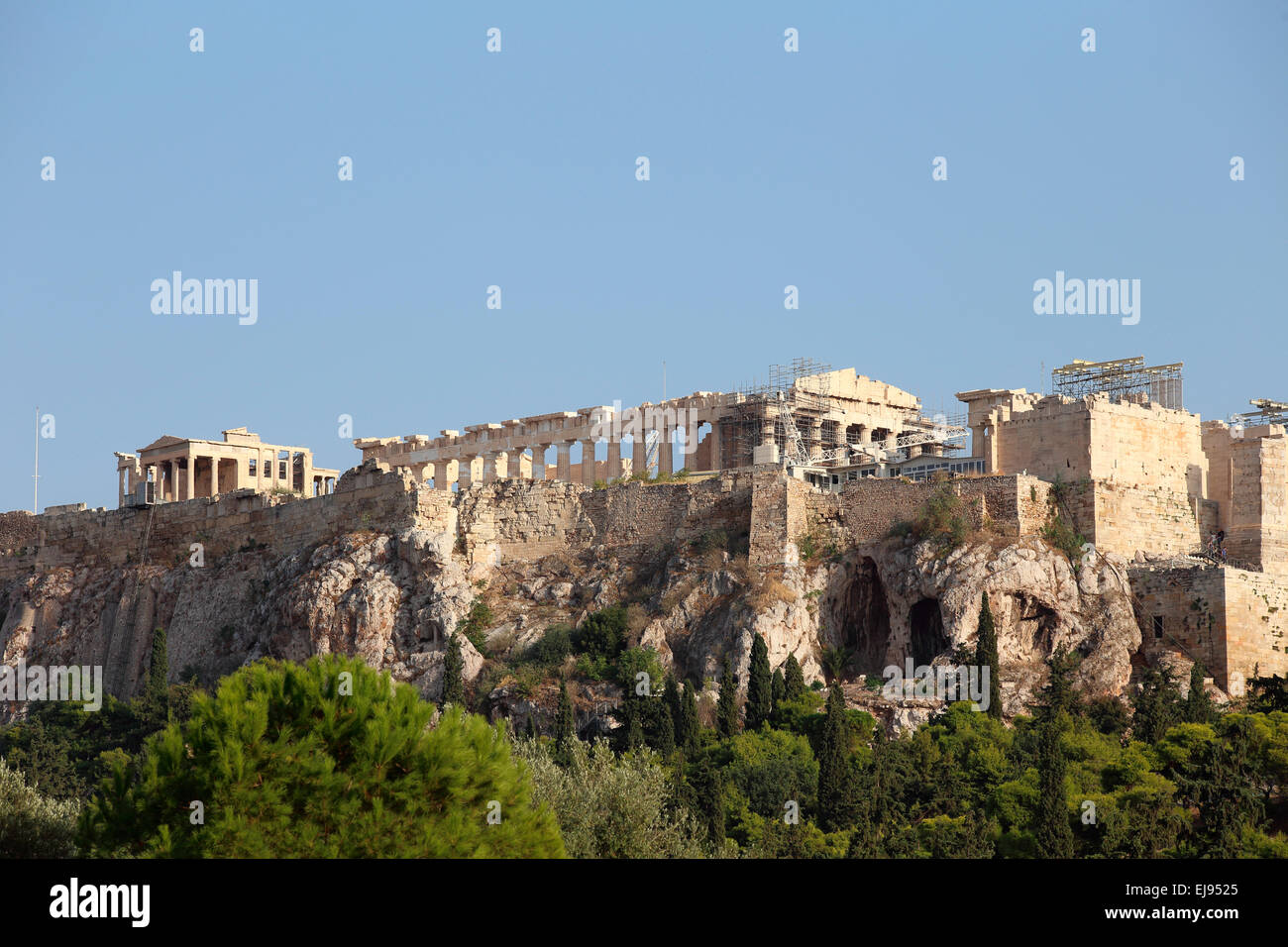 Greece Athens view of the Acropolis Stock Photo - Alamy