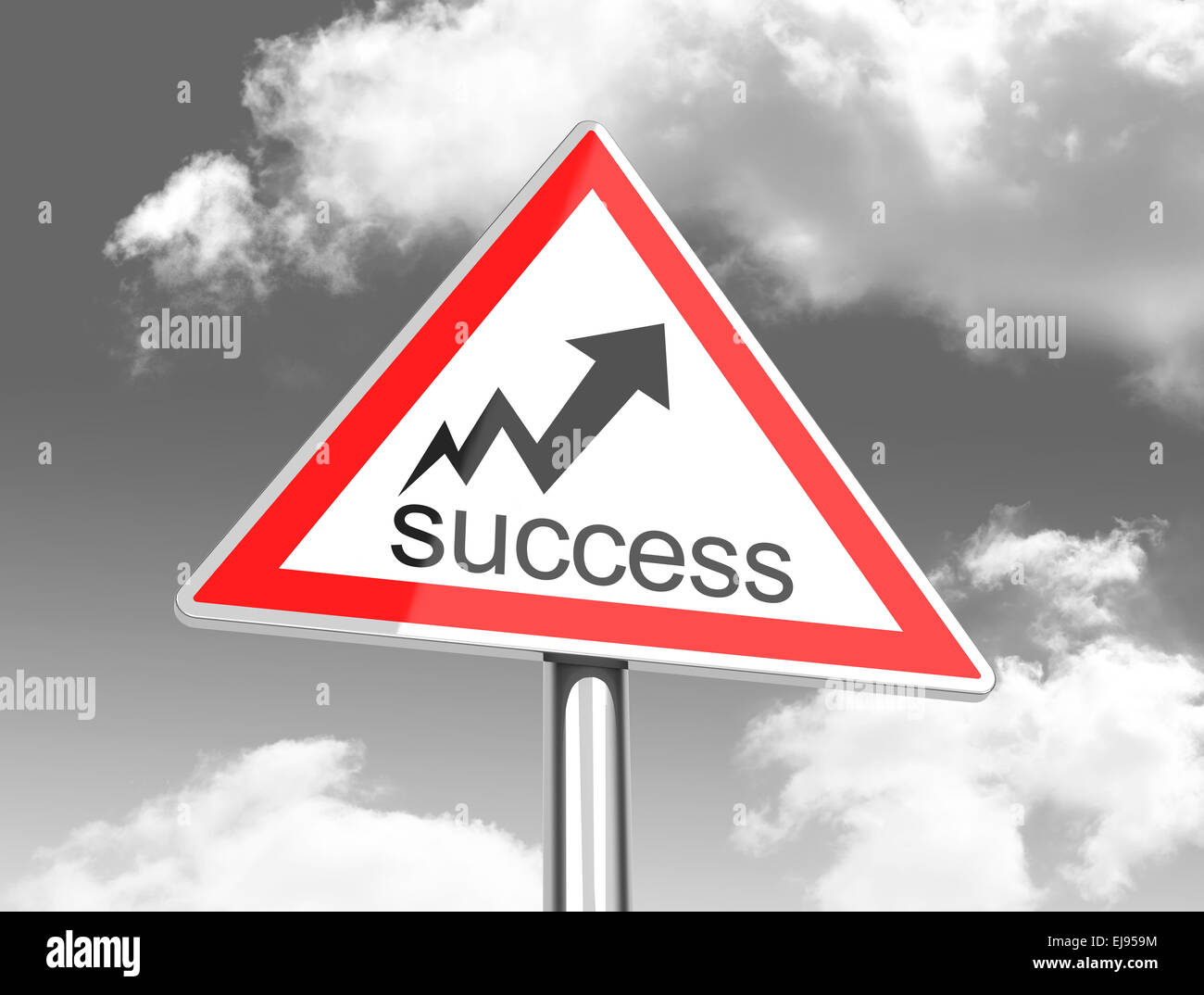 the success sign Stock Photo - Alamy