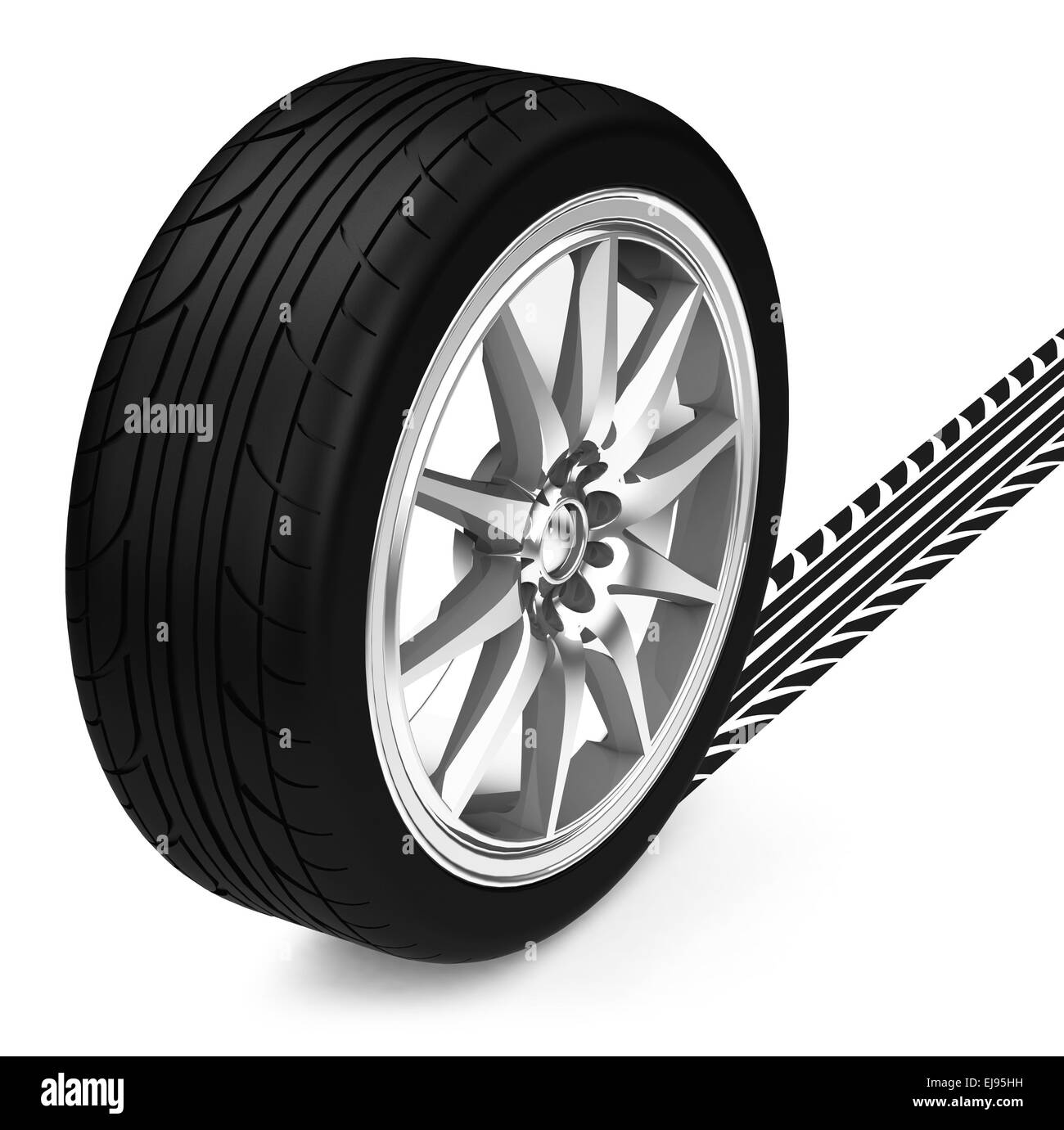 The car tire Stock Photo - Alamy