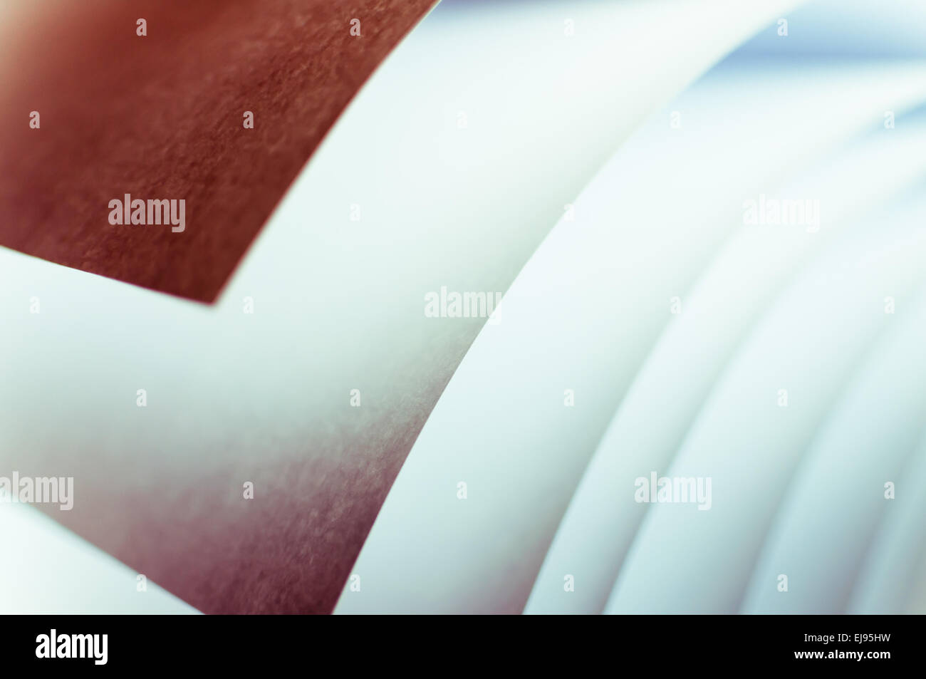 macro image of abstract origami pattern made out of curved sheets of ...