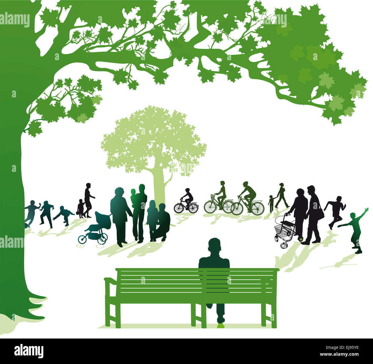 Generations silhouette hi-res stock photography and images - Alamy