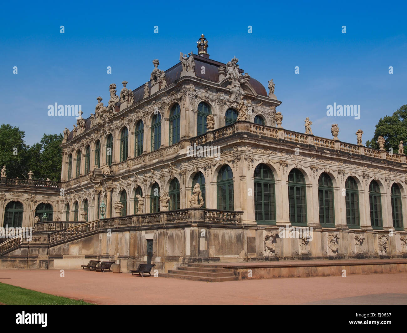 The dresden porcelain collection porzellansammlung hi-res stock ...