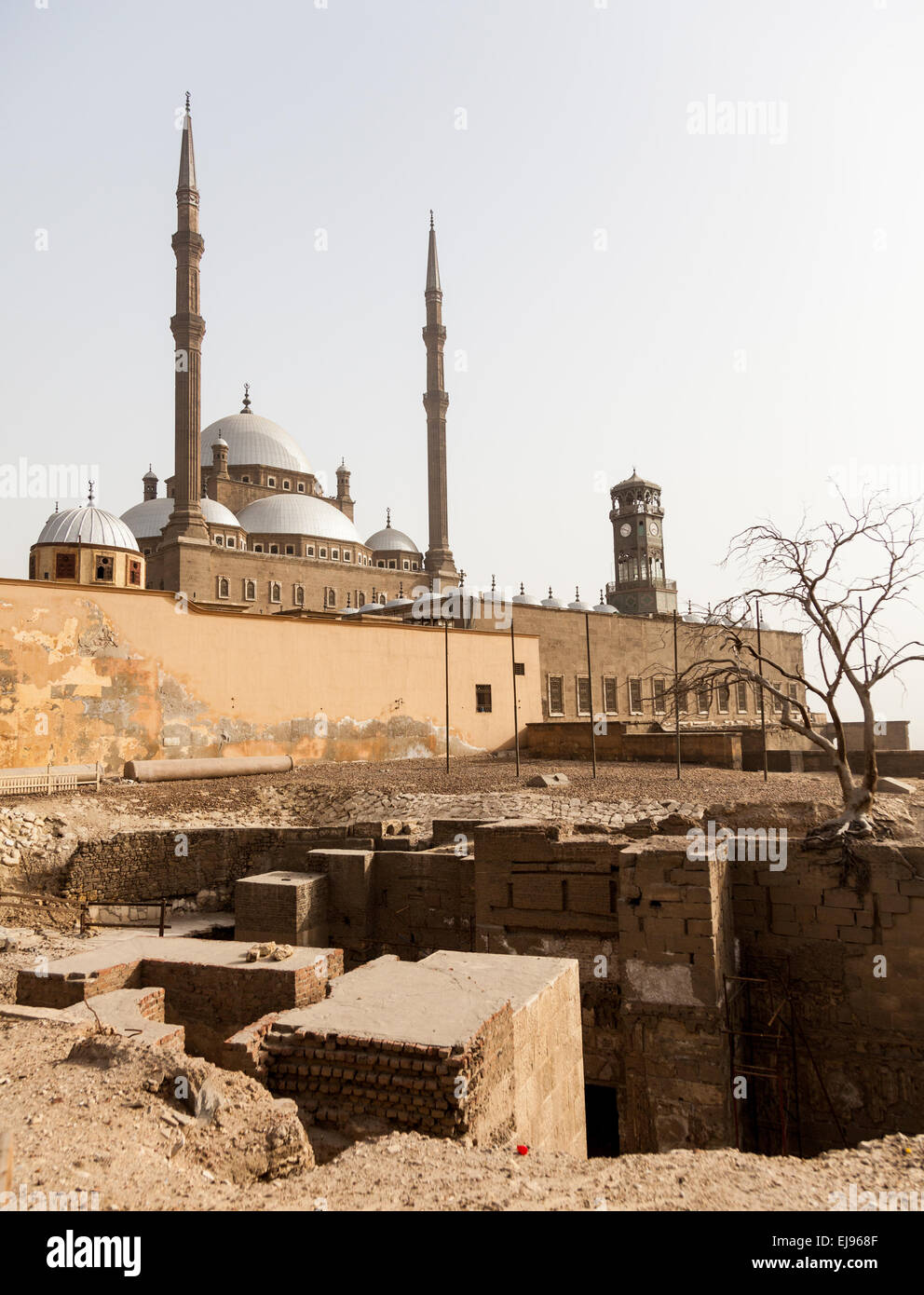 Alabaster Mosque Citadel Cairo Egypt Stock Photo - Alamy
