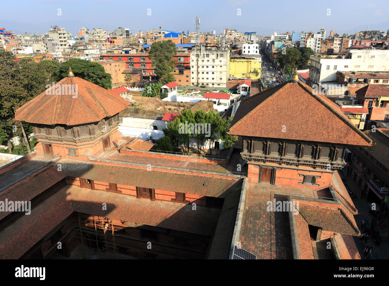 Exterior of the Lohan Chowk palace, UNESCO World Heritage Site, Durbar ...