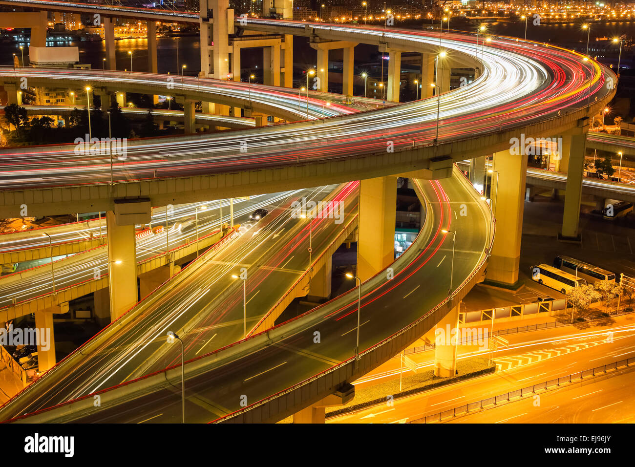 Aerial view nanpu bridge hi-res stock photography and images - Alamy