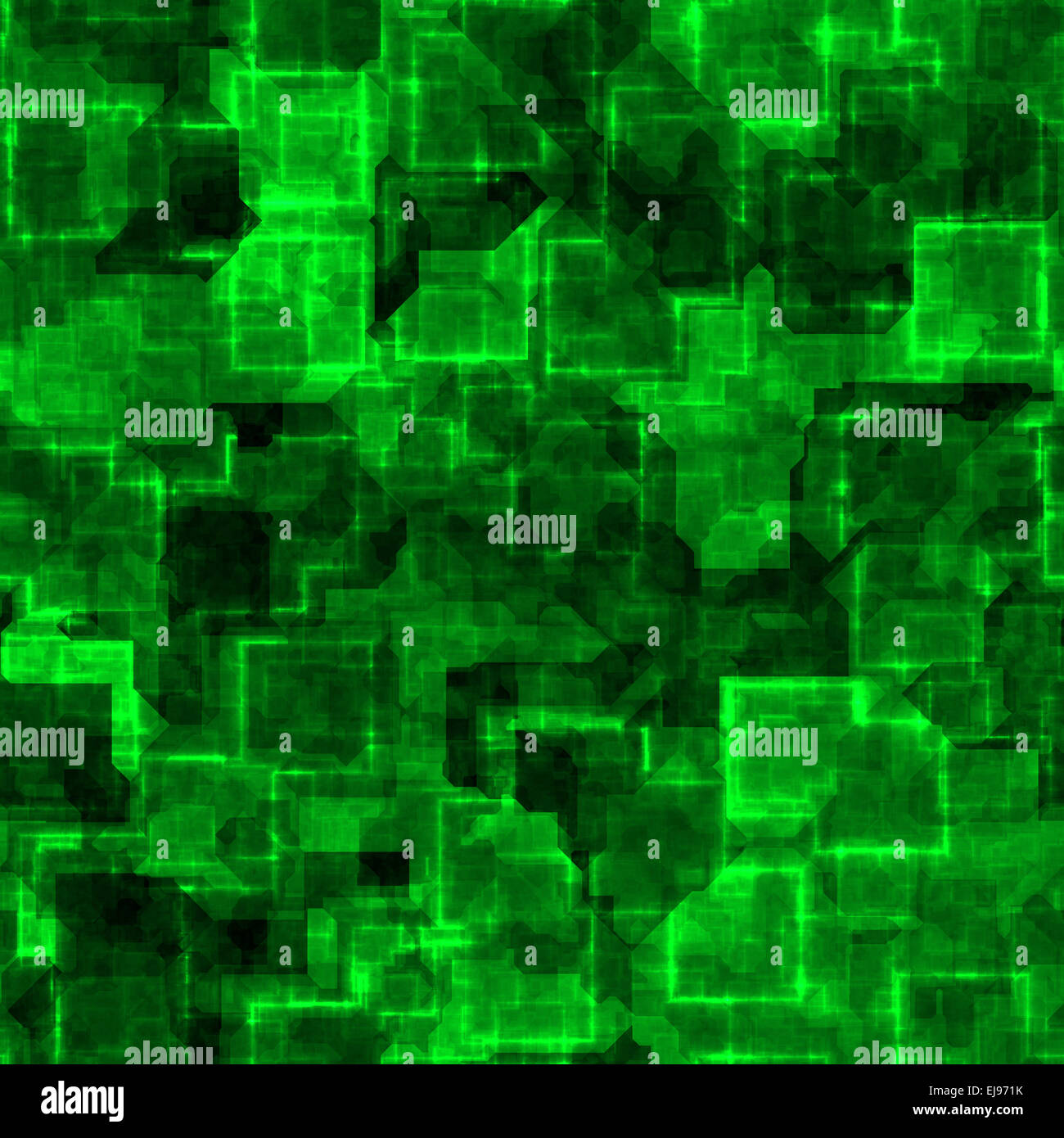abstract cubic green background Stock Photo - Alamy