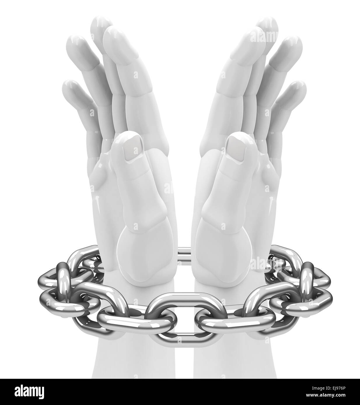 Chained hands hi-res stock photography and images - Alamy