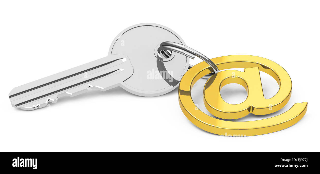 the email key Stock Photo - Alamy