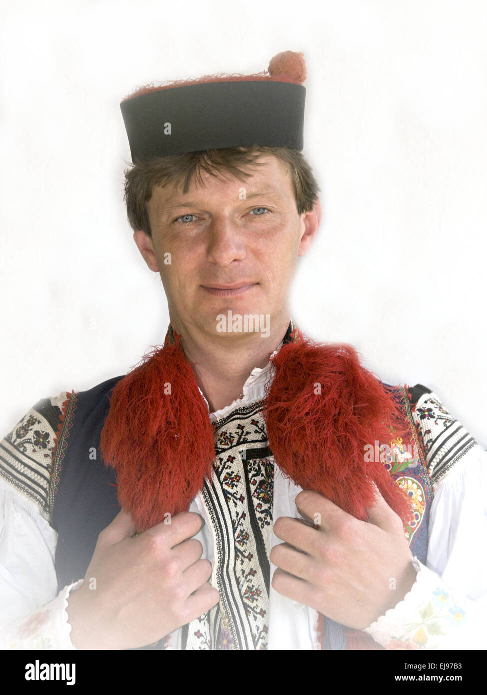 Moravian folk costumes Stock Photo - Alamy