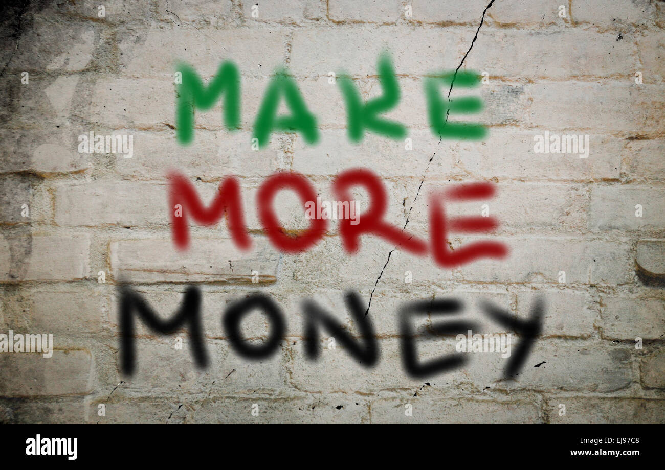 Make More Money Concept Stock Photo - Alamy