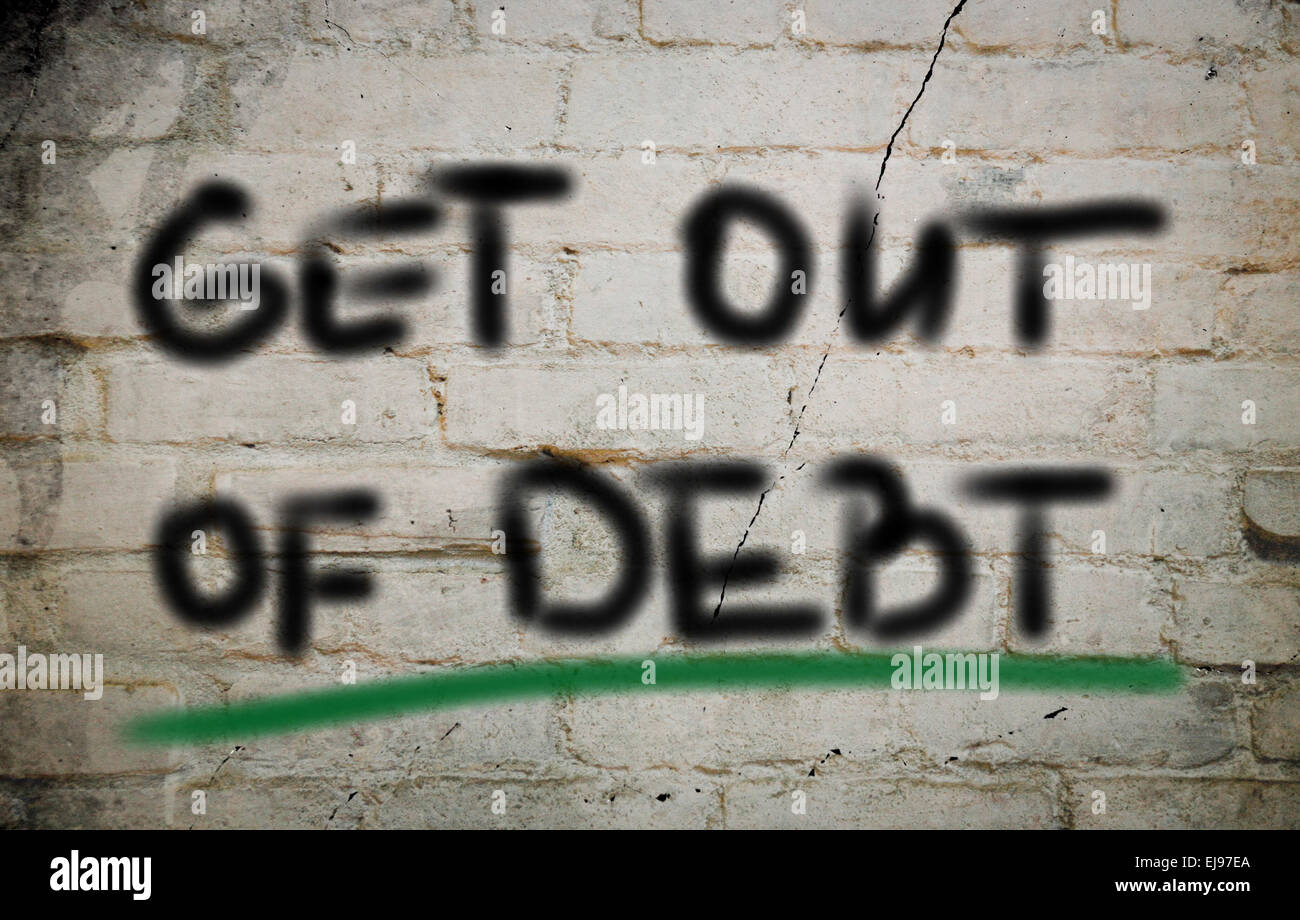 Out of debt hi-res stock photography and images - Alamy