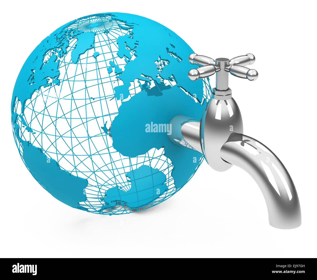 Green Globe For Powerpoint Faucets
