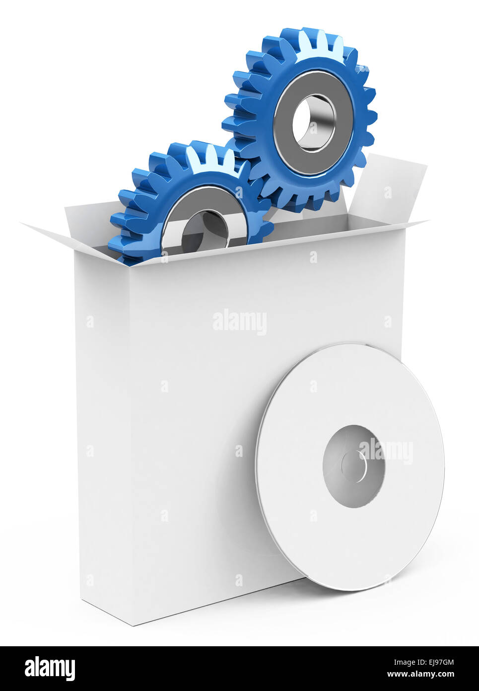 the software box Stock Photo - Alamy