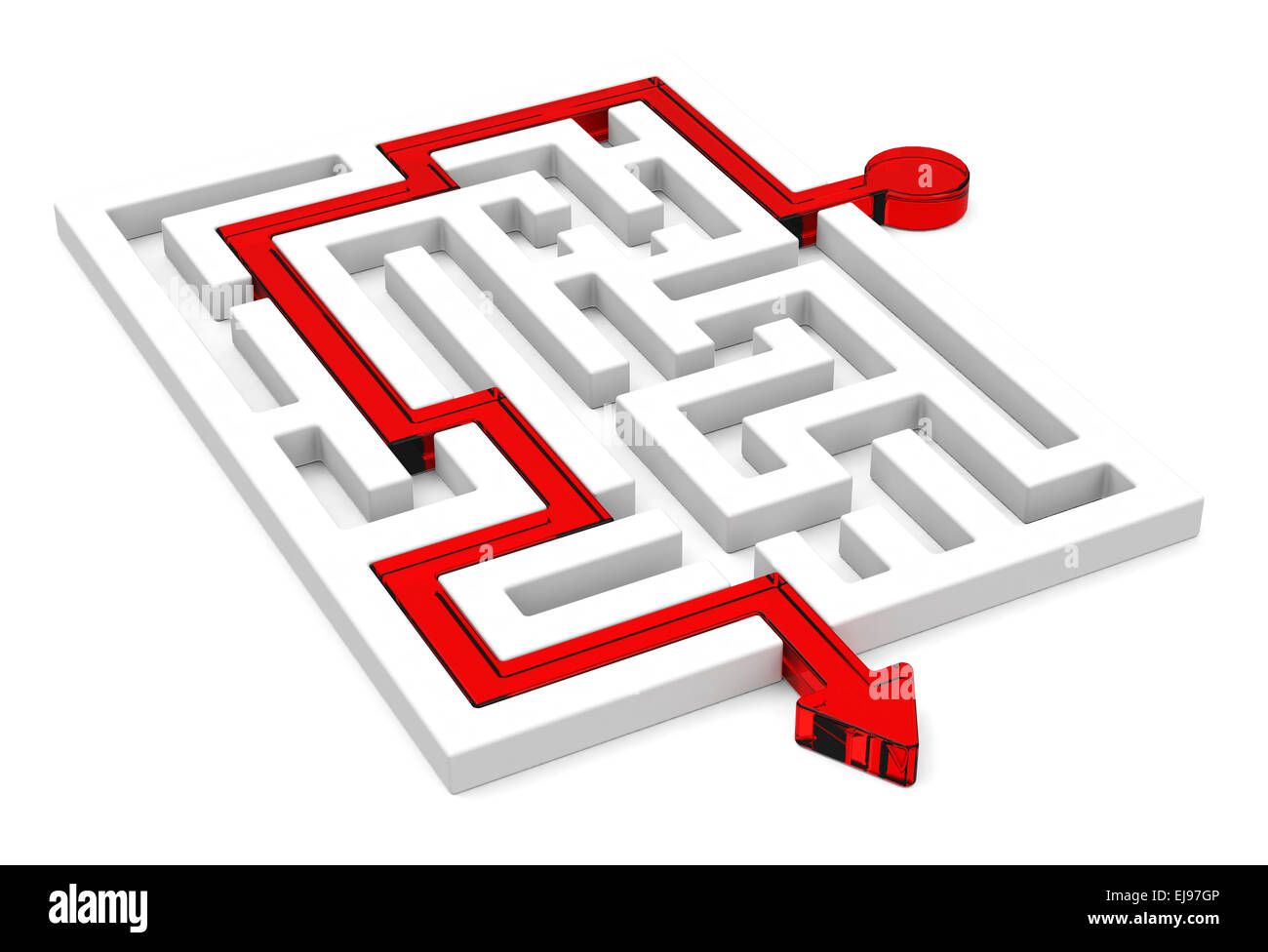 the solution process Stock Photo - Alamy