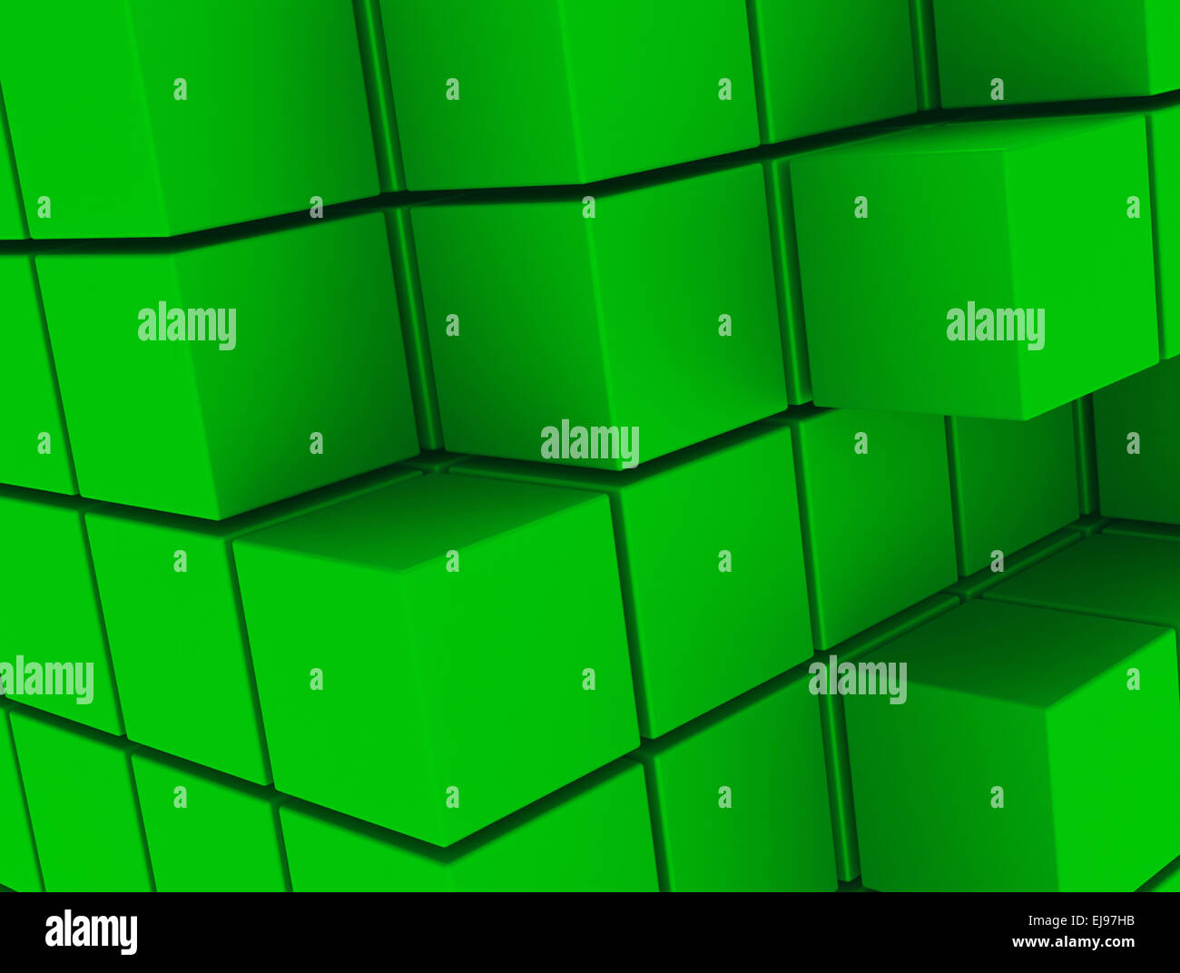 the green cubes Stock Photo - Alamy
