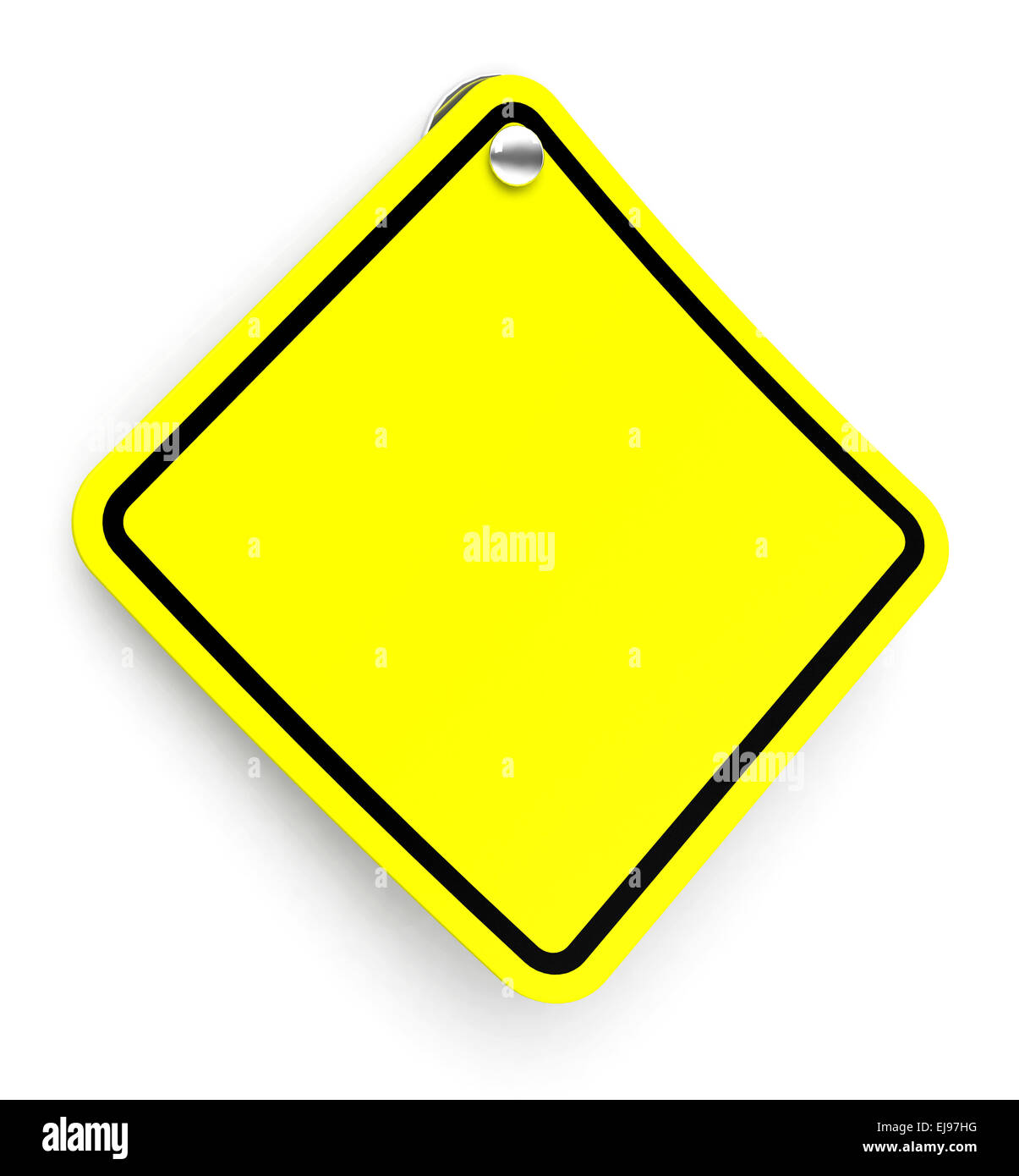 Blank Construction Sign