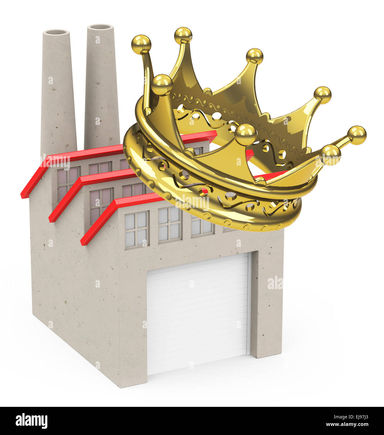 Factory Cut Out Stock Images & Pictures - Alamy