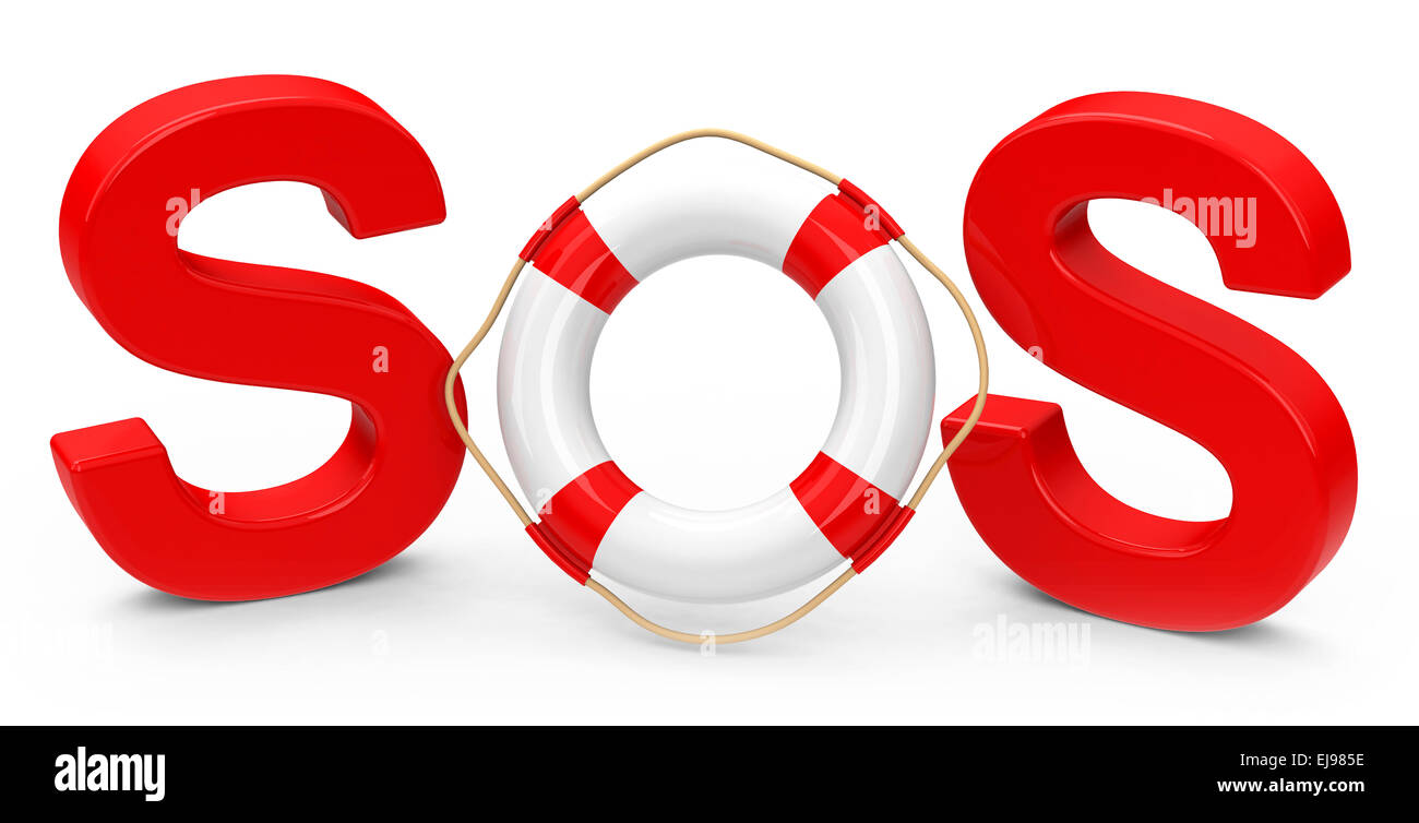 Sos help Cut Out Stock Images & Pictures - Alamy