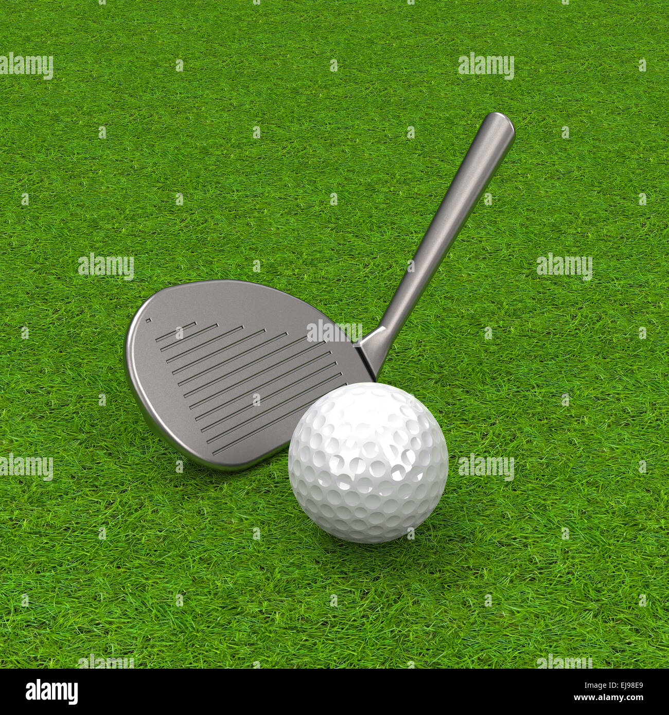 The golf game Stock Photo - Alamy