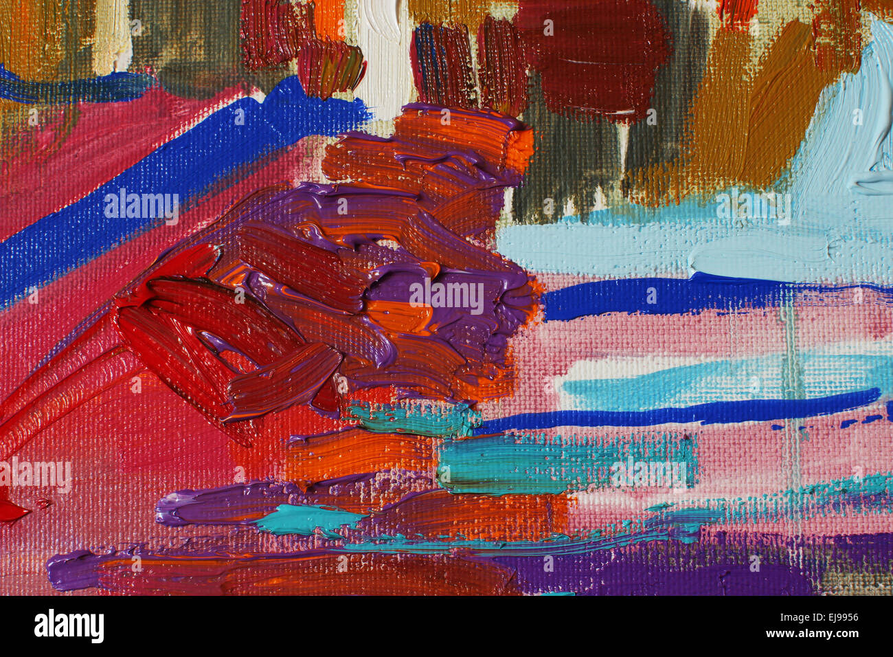 original abstract oil painting Stock Photo - Alamy