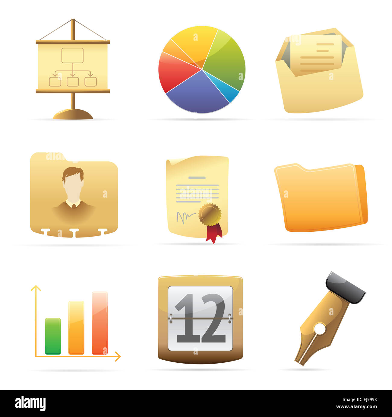 Office schedule art Cut Out Stock Images & Pictures - Alamy