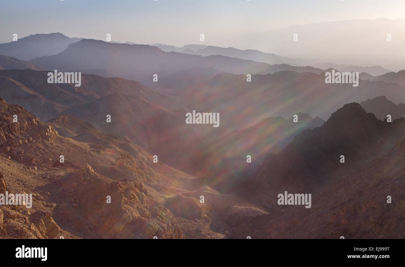 Sunrise over Red sea Stock Photo - Alamy