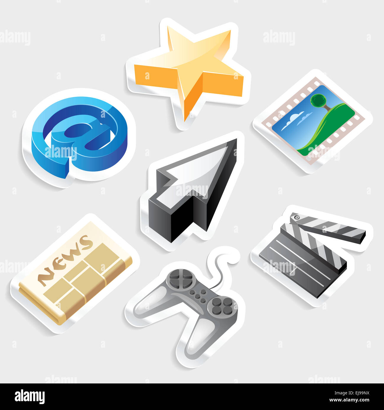 Cursor sticker hi-res stock photography and images - Alamy