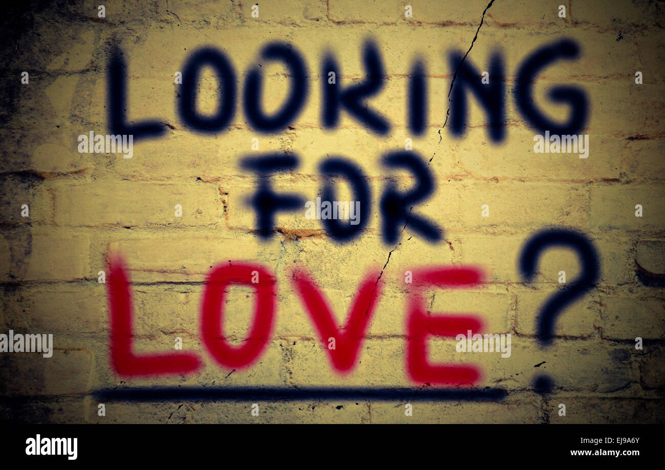 Looking For Love Concept Stock Photo - Alamy