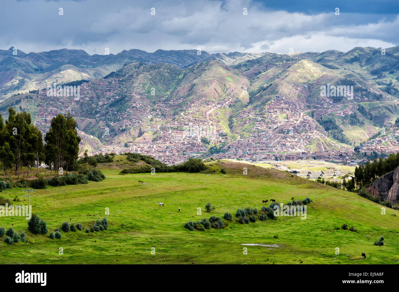 The Andes in Peru Stock Photo - Alamy