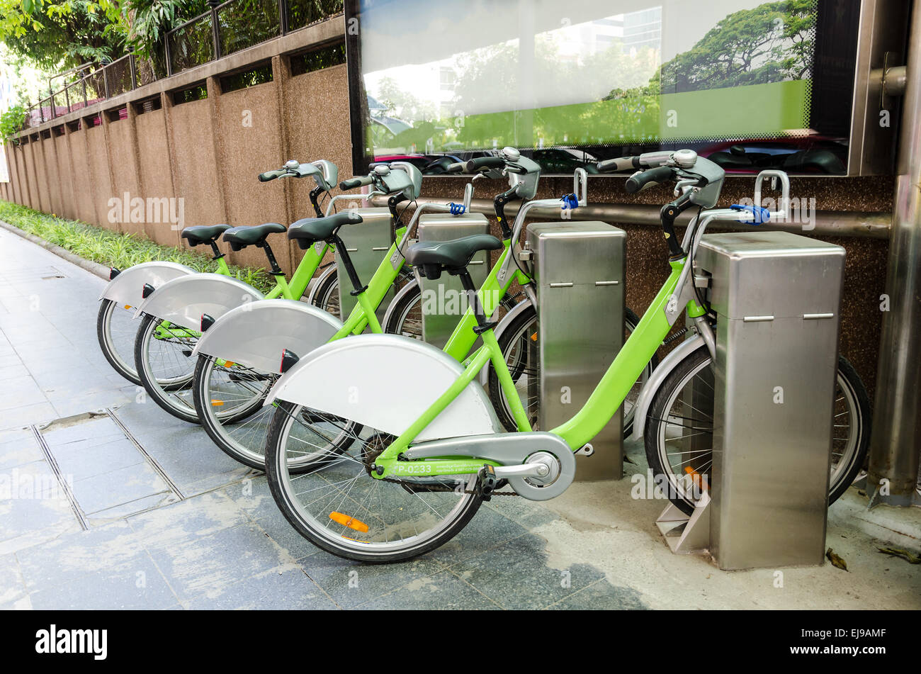 Bike parking place hi-res stock photography and images - Alamy