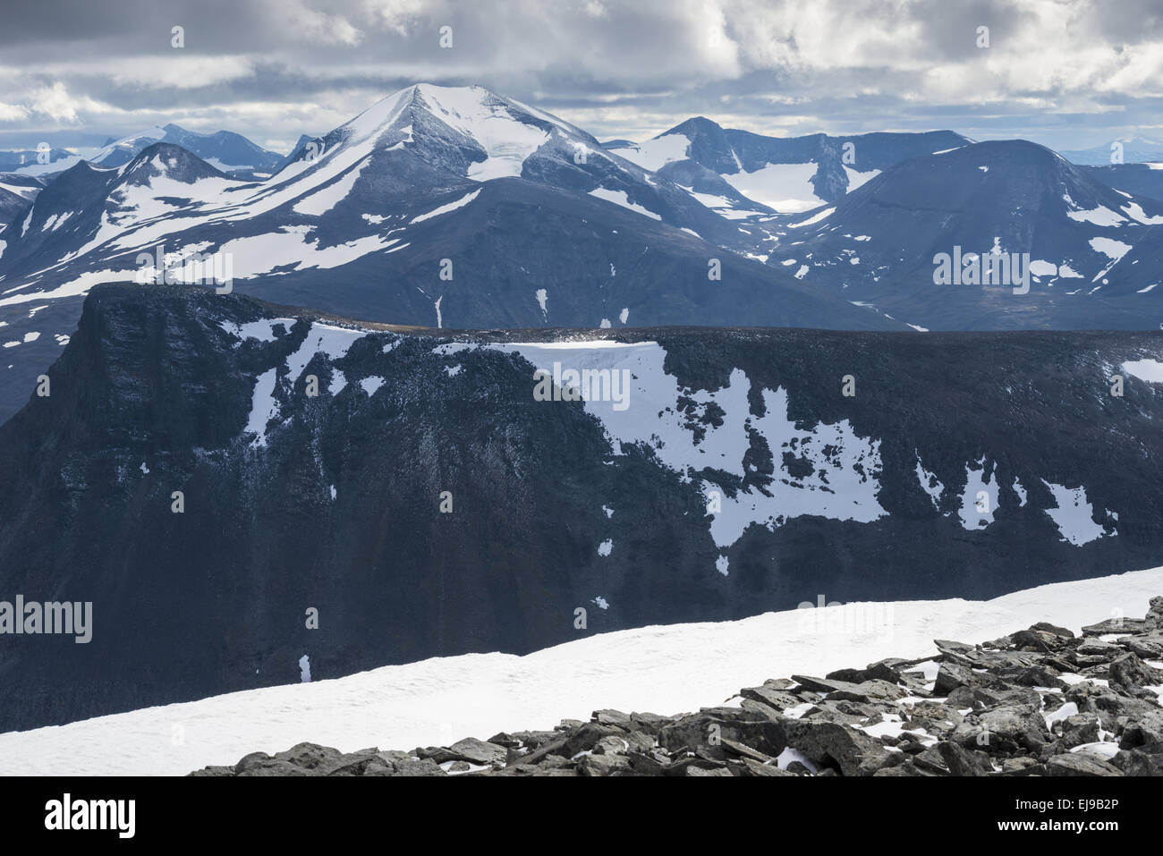 Abisko alps with Katotjakka, Lapland, Sweden Stock Photo - Alamy