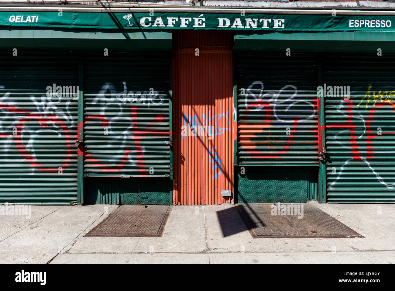 New York, USA. 23rd March, 2015. Caffe Dante, one of the few remaining ...