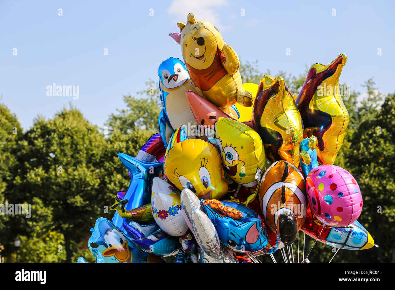 Ballon Sales Booth Stock Photo - Alamy