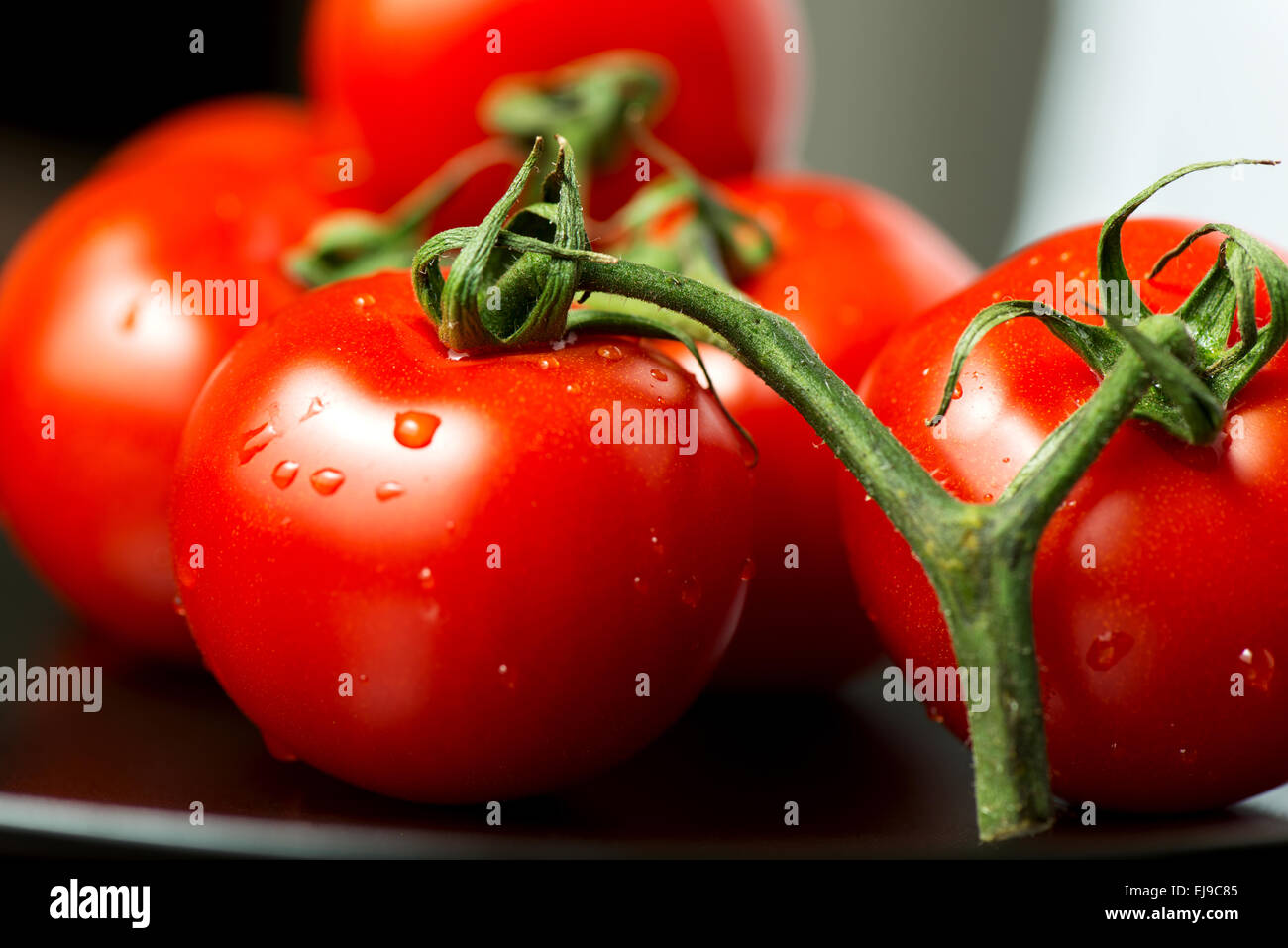 Plate homemade pickled tomatoes hi-res stock photography and images - Alamy