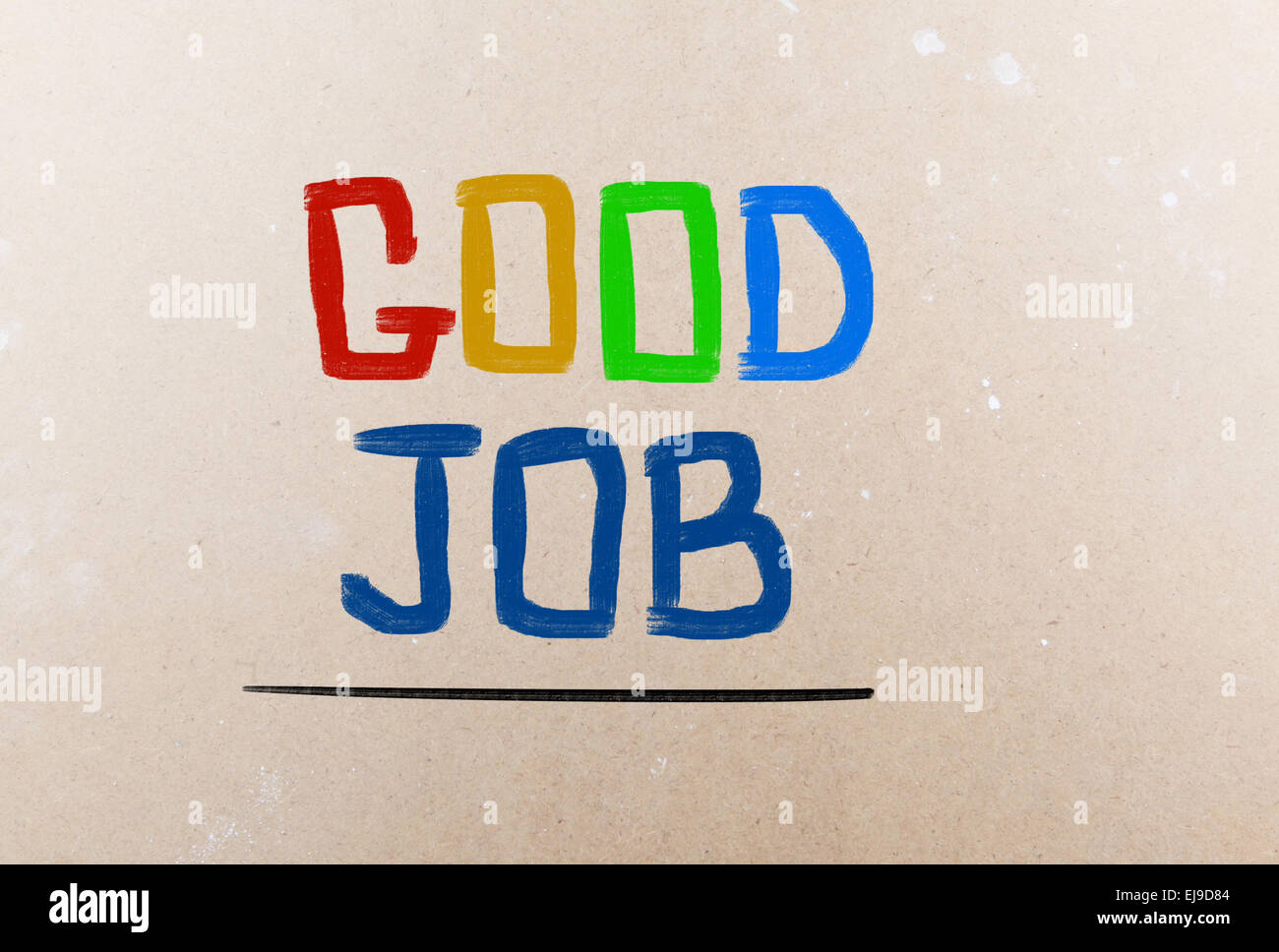 Good Job Concept Stock Photo - Alamy