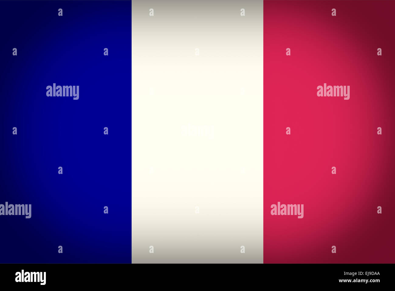 Retro look French flag Stock Photo - Alamy