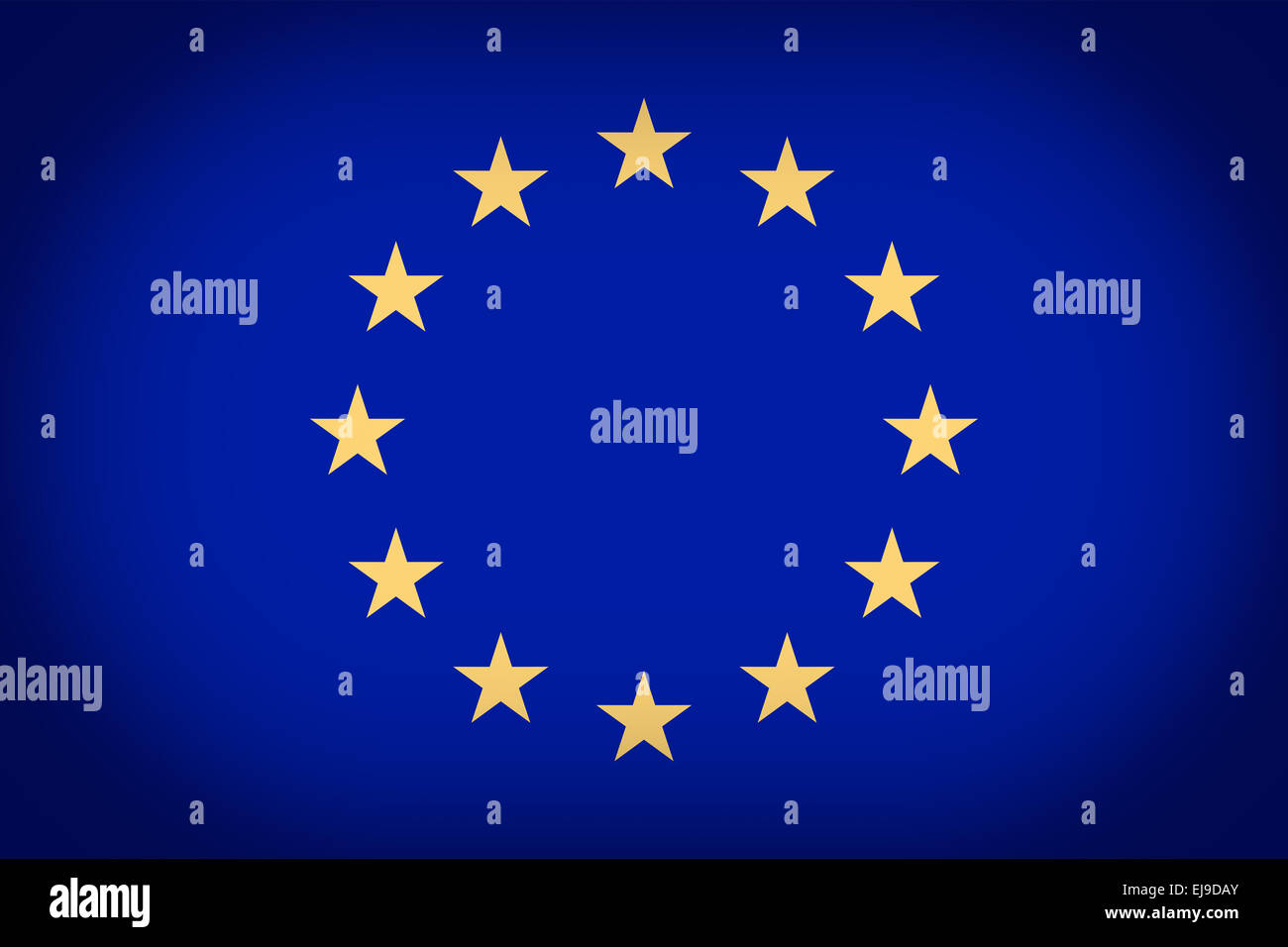 Retro look Flag of Europe Stock Photo - Alamy
