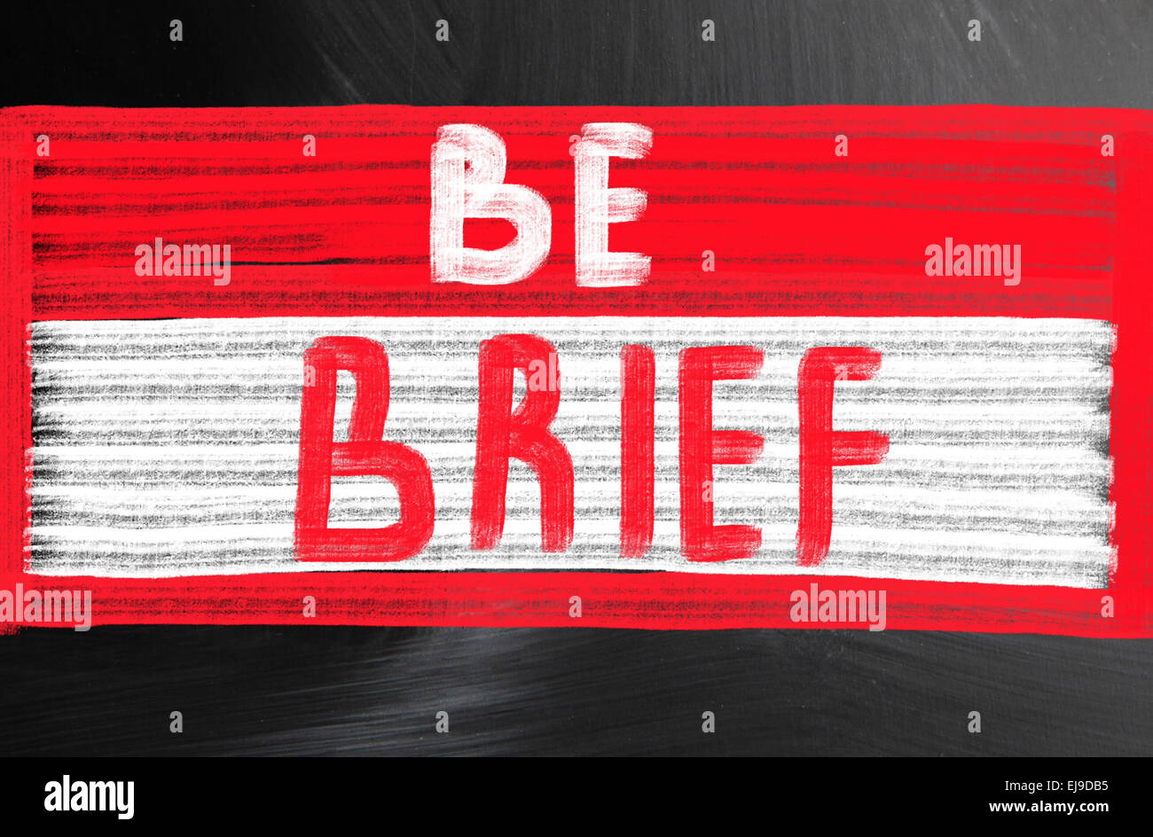 be brief concept Stock Photo - Alamy