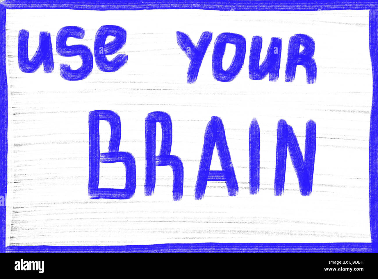 use your brain Stock Photo - Alamy