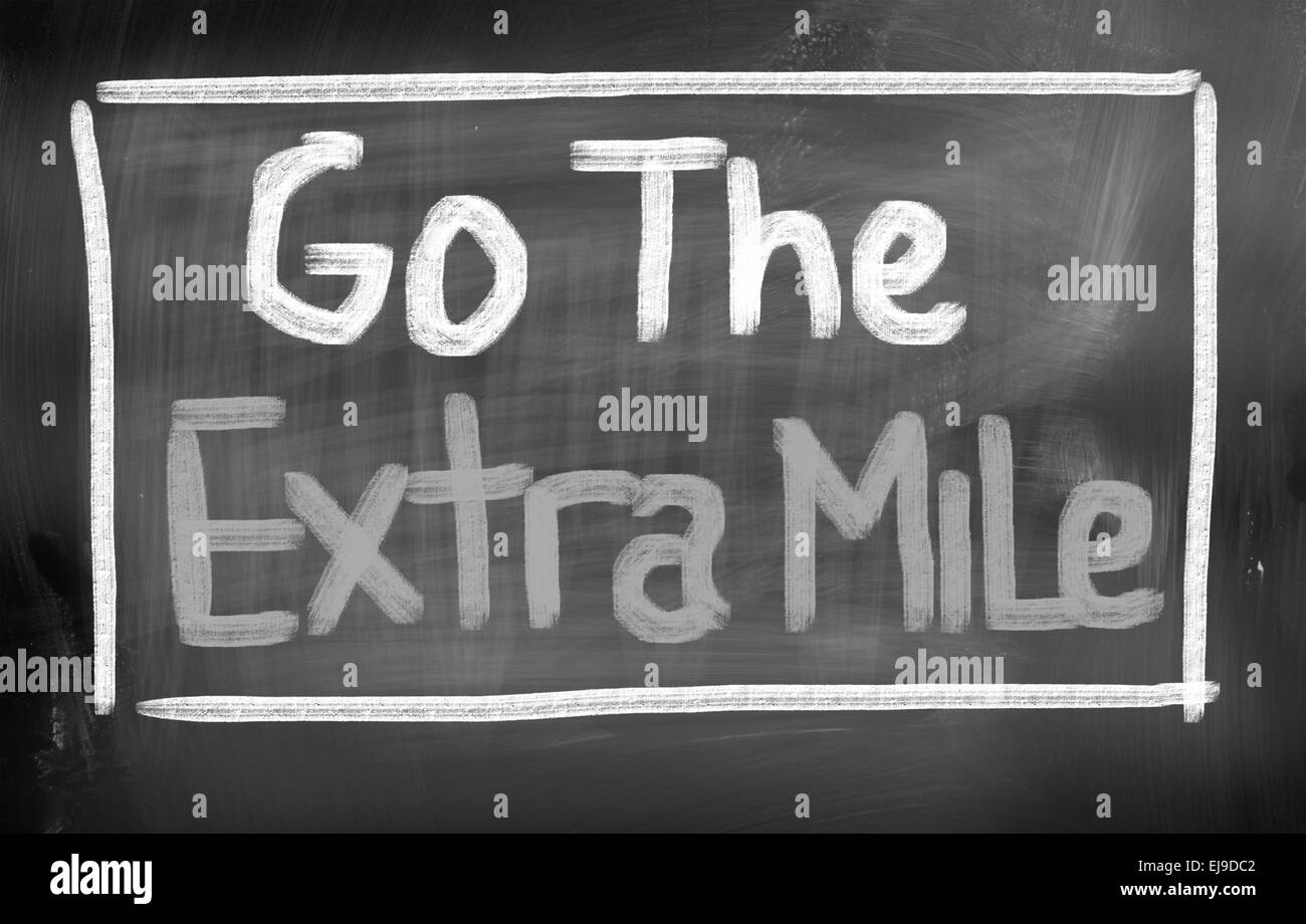 Go The Extra Mile Stock Photos & Go The Extra Mile Stock Images - Alamy
