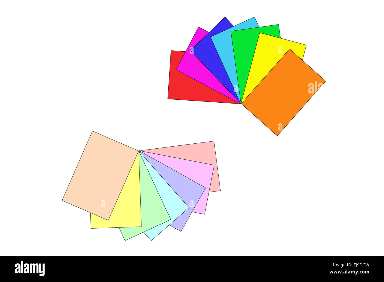 Farbpapier Cut Out Stock Images & Pictures - Alamy