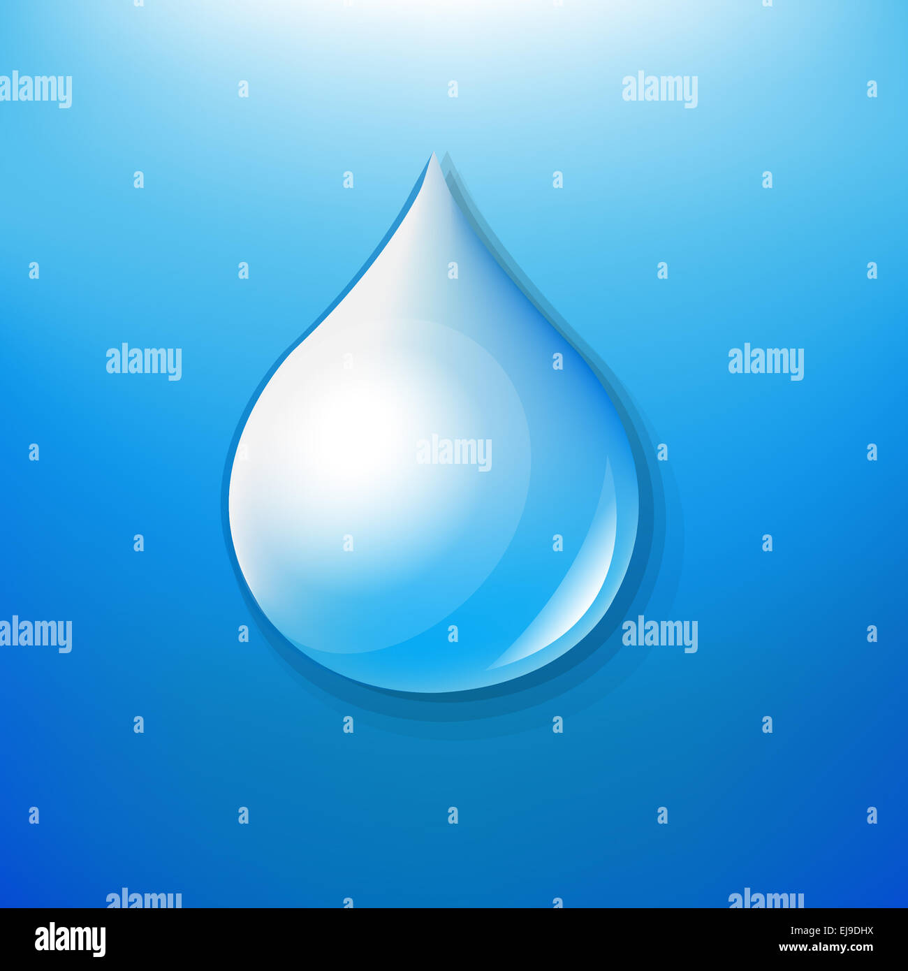 Water Drop Symbol Stock Photo - Alamy