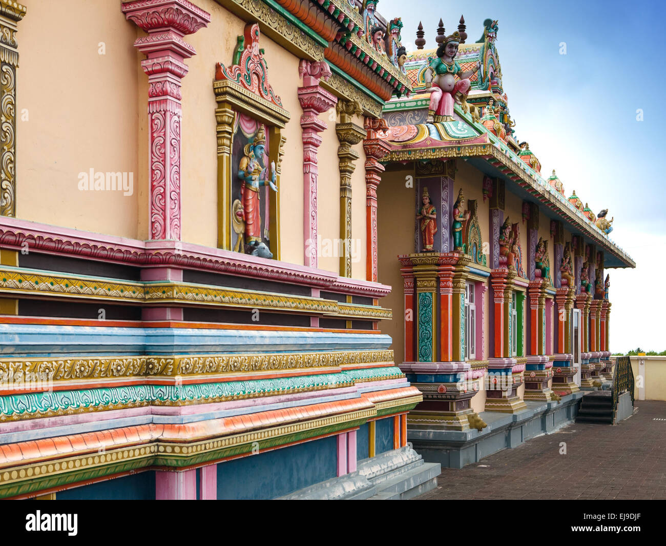 Mauritius. Hindu temple Stock Photo - Alamy